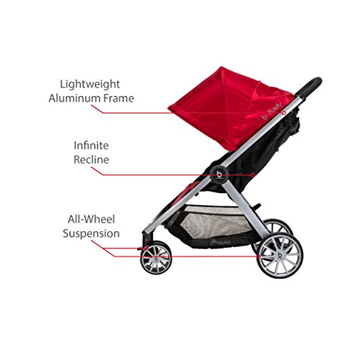 Britax B-Lively Lightweight Stroller, Cardinal
