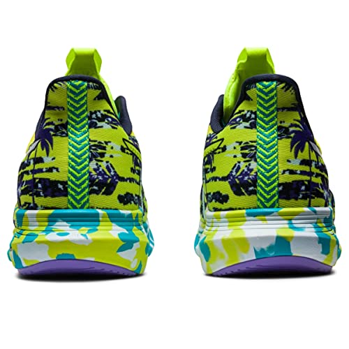 ASICS Men's Noosa TRI 14 Running Shoes, 11, Lime Zest/Sky