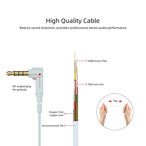 SoundMAGIC ES30C Wired Earbuds with Microphone Noise Isolating in Ear Headphones HiFi Sound Earphones Comfortable Fit Blue