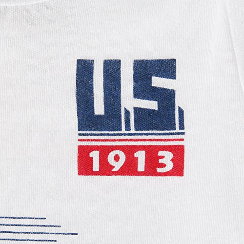 Postobon Newborn Baby US Unique Soccer Bodusuits Onesies, White, 0-6 mos…