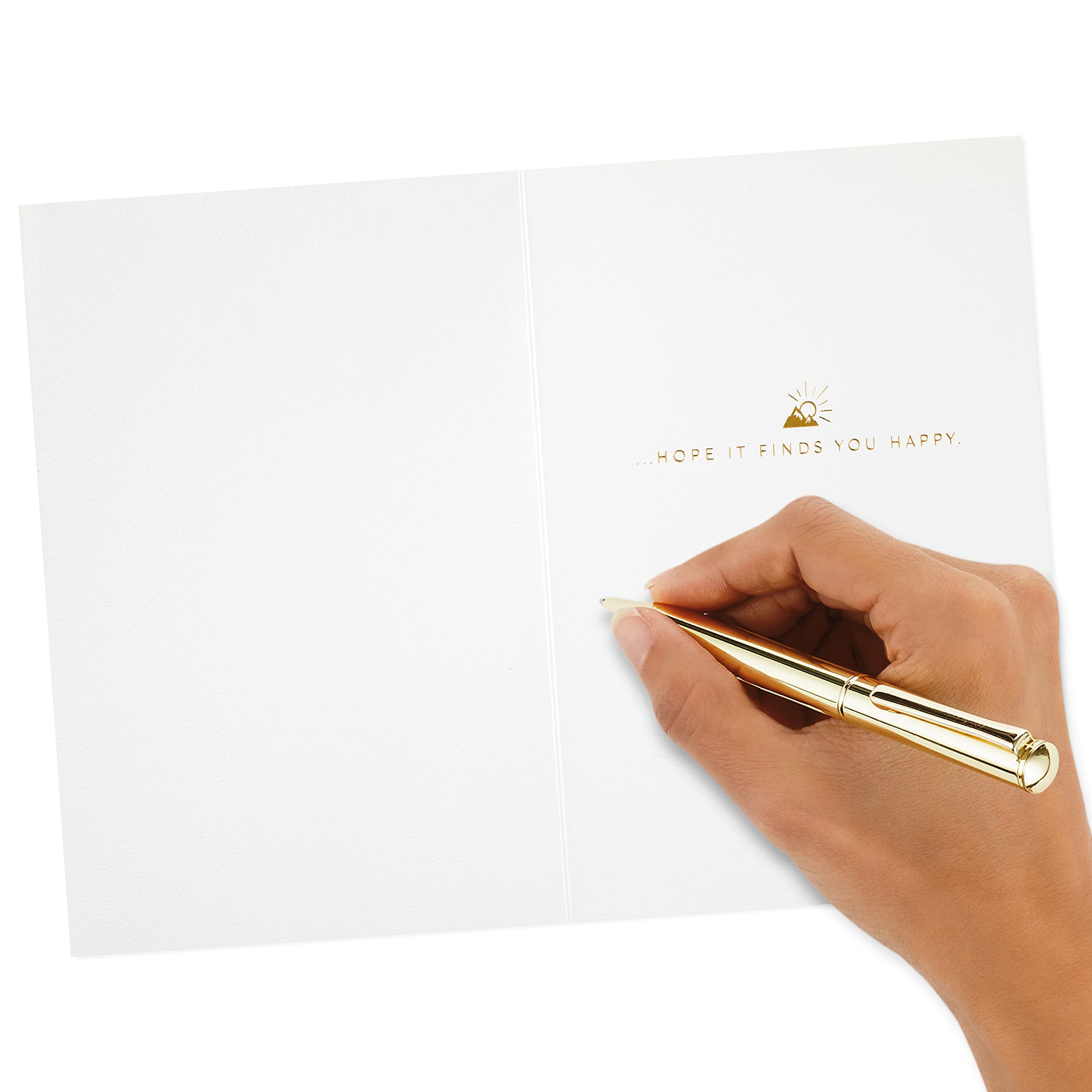 Hallmark Signature Birthday Card (Mountain Sunset)