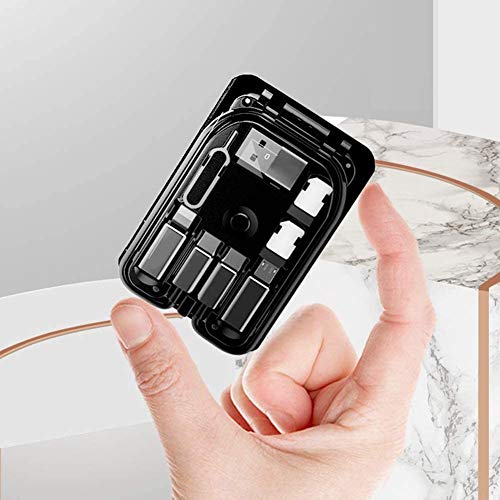 Urban Survival Card Data Cable, Multi-Type Charging Cable Convertor, Multi-Function Wireless Charger Adapter, Built-in Card Reader, Can Use as Phone Holder, Flash Light (Wireless Charger)