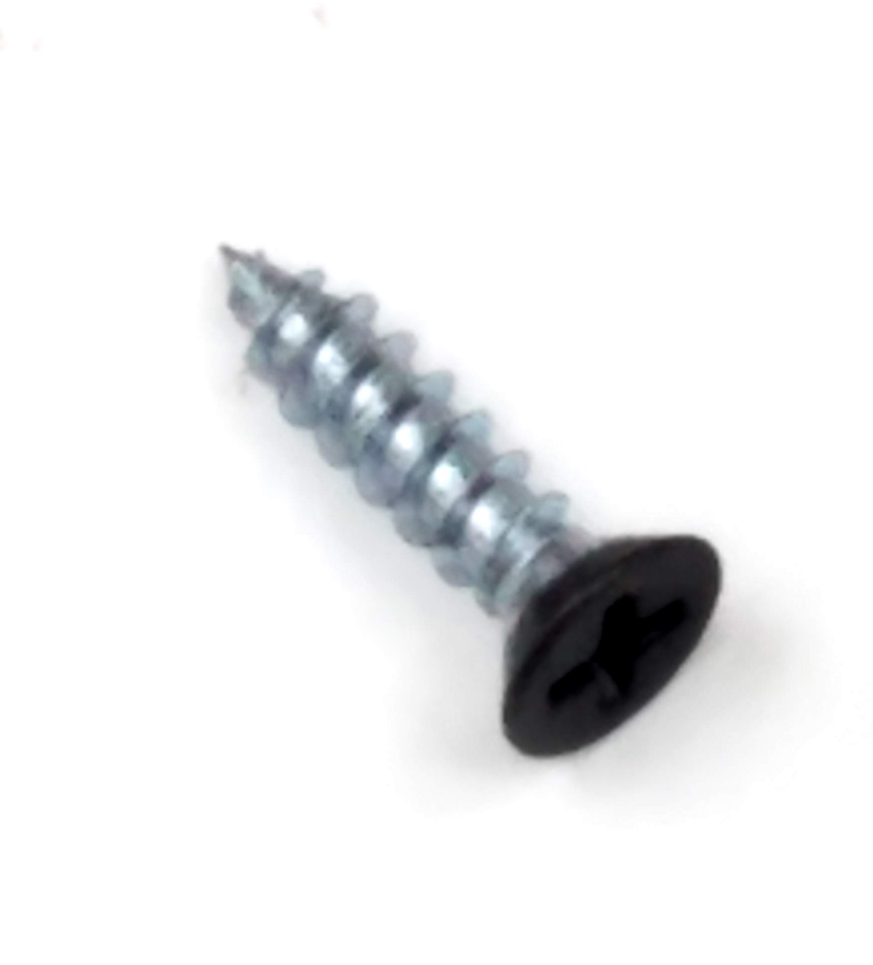 Hinge Outlet Flat Black Wood Screws for Hinges 9 x 1 Inch - Fly Cut for Self Drilling - 24 Pack