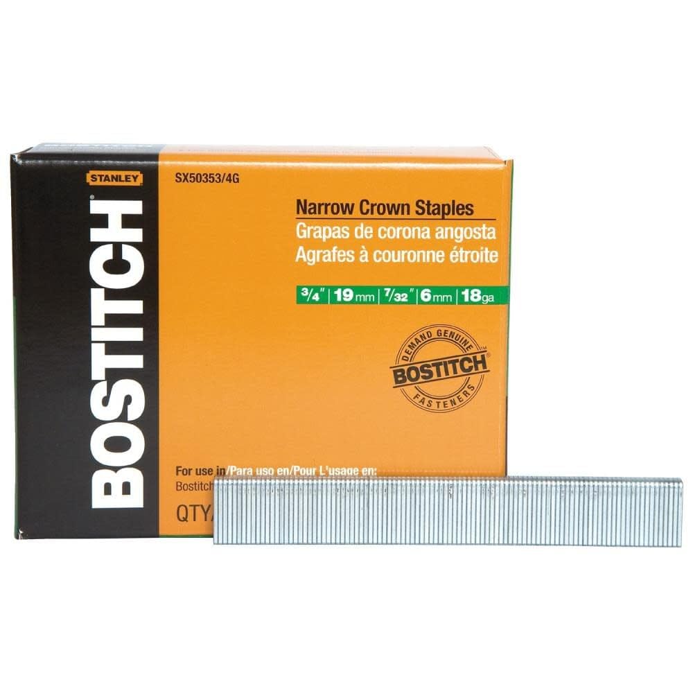 Bostitch Stanley SX50353/4G 3/4" Galvanized Staples 5,000 Count