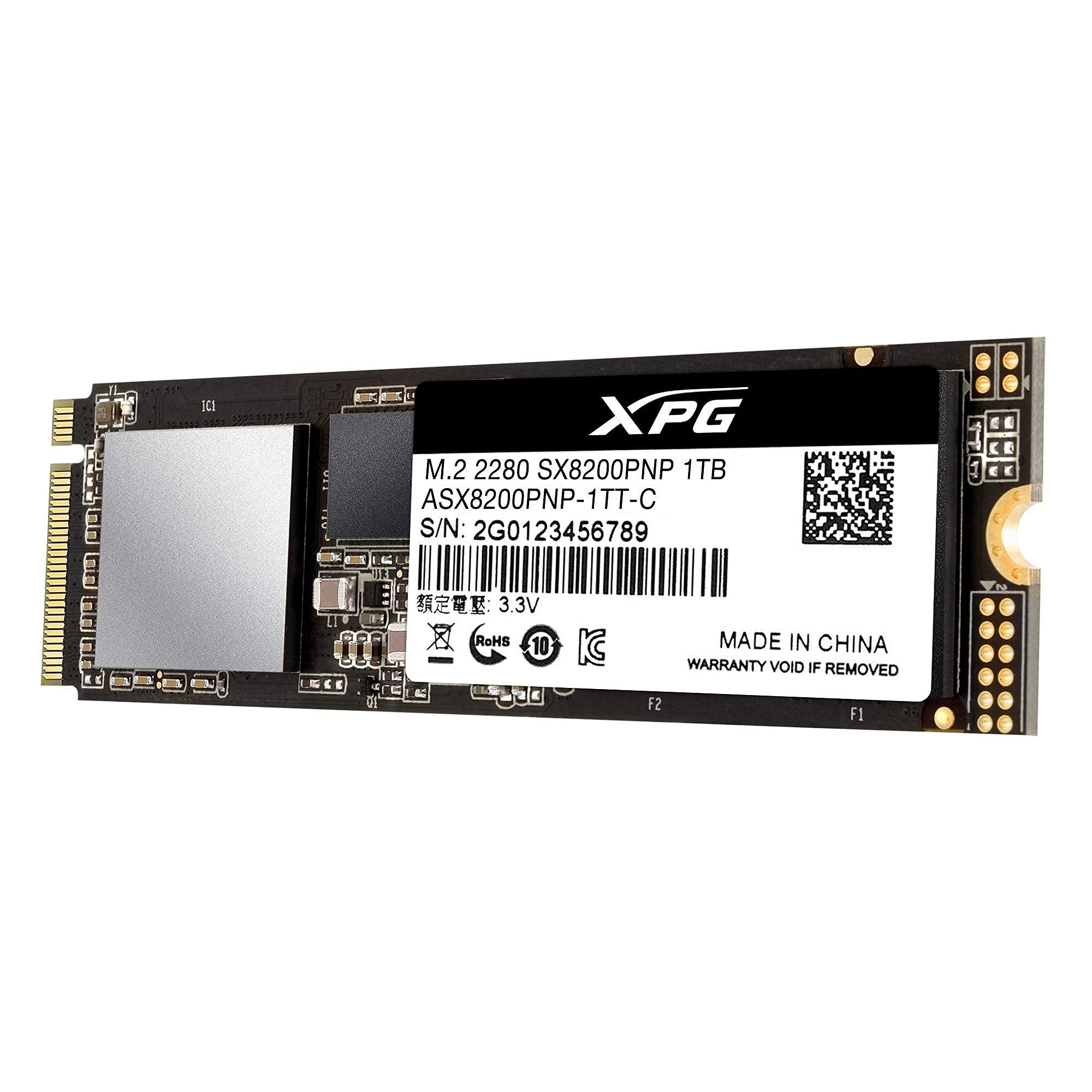 XPG SX8200 Pro 1TB M.2 PCIe 2280 NVMe 3x4 SSD with Z1 DDR4 3200Mhz 2x8GB CL16 Desktop Memory Red Bundle