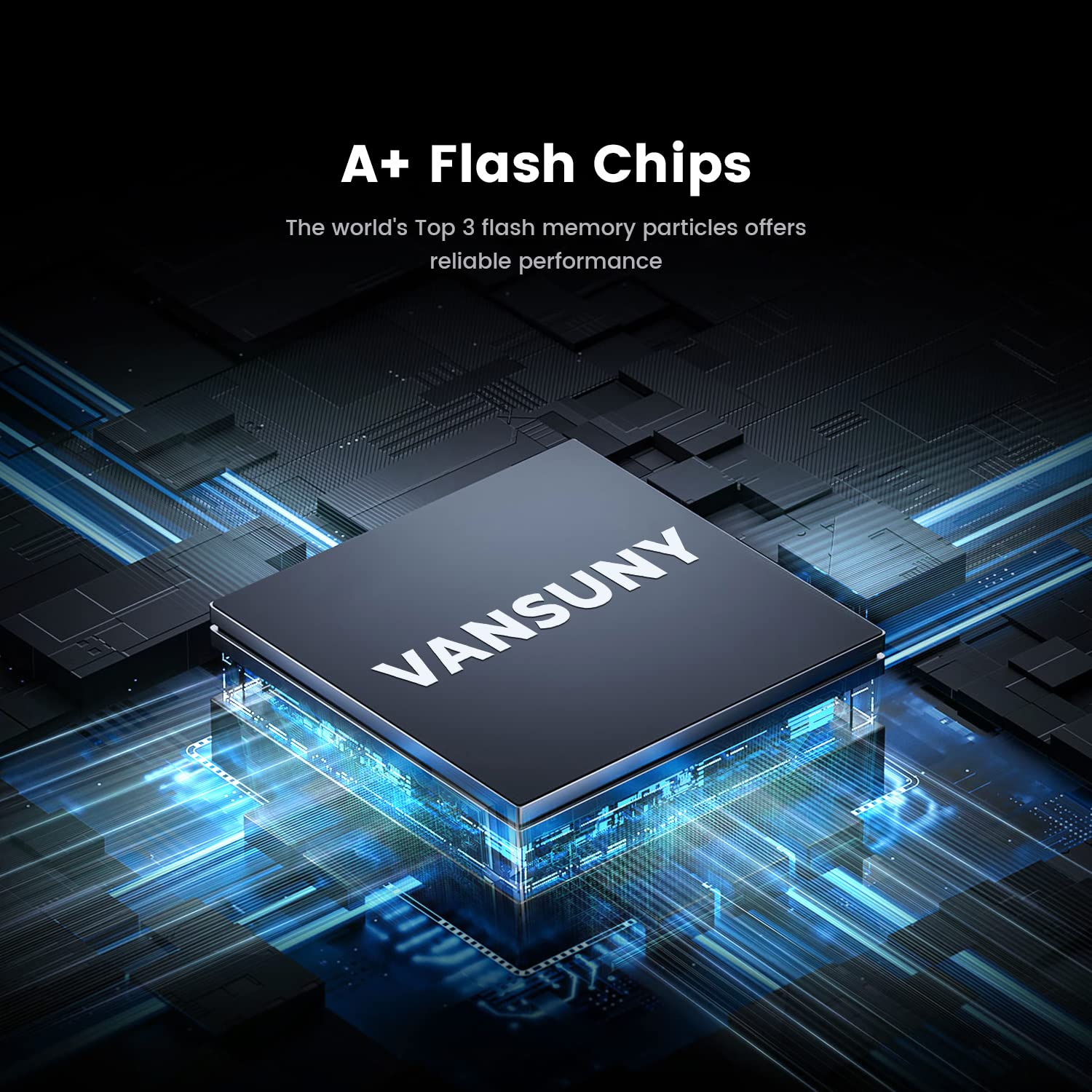 Vansuny 500GB Portable External SSD, USB 3.1 Gen2 450MB/s High-Speed Data Transfer, Metal USB C Mini Portable External Solid State Drive for PC, Laptop, Phones and More
