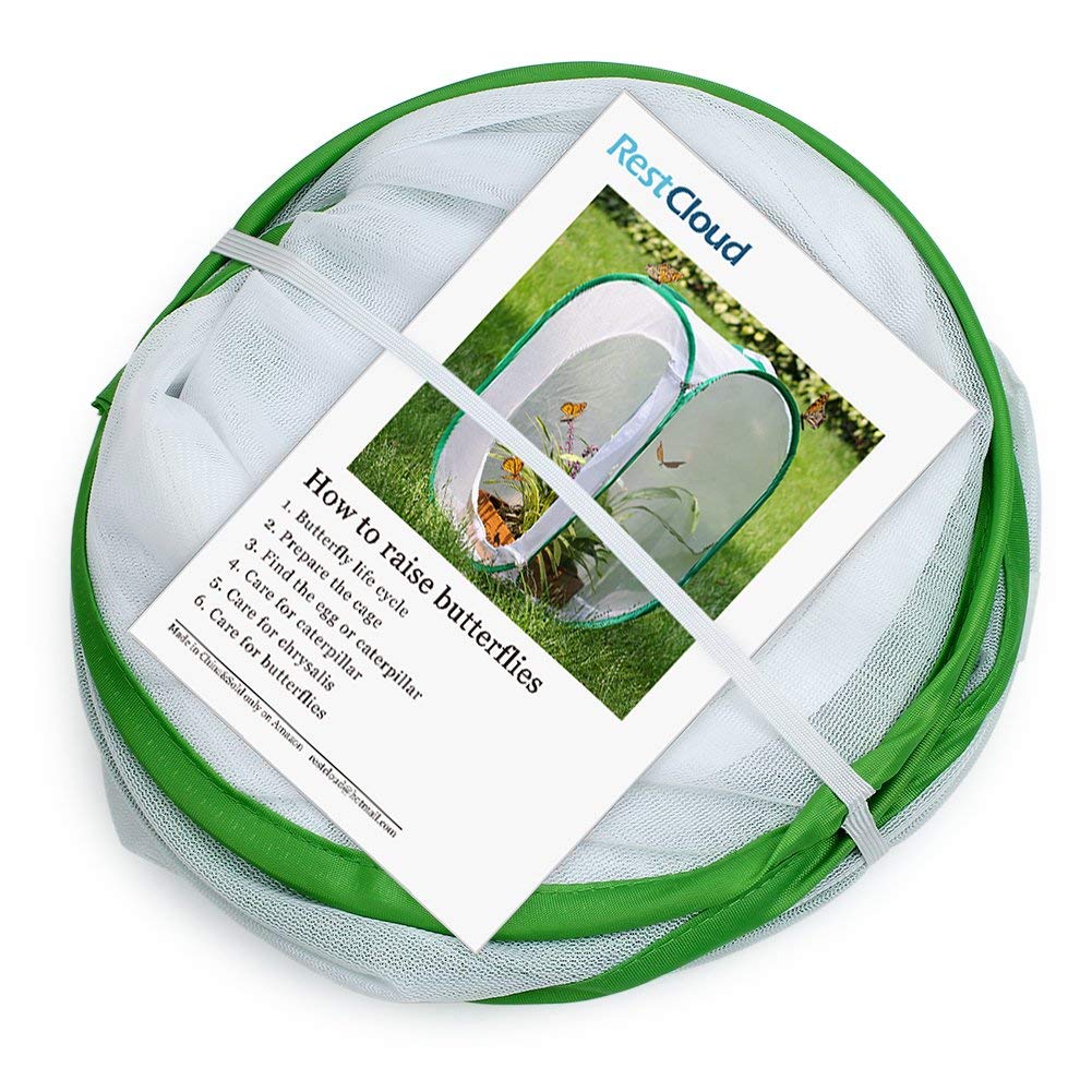 3-Pack Insect and Butterfly Habitat Cage Terrarium Pop-up Butterfly Enclosure (3 x 15.7 x 15.7 x 23.6")