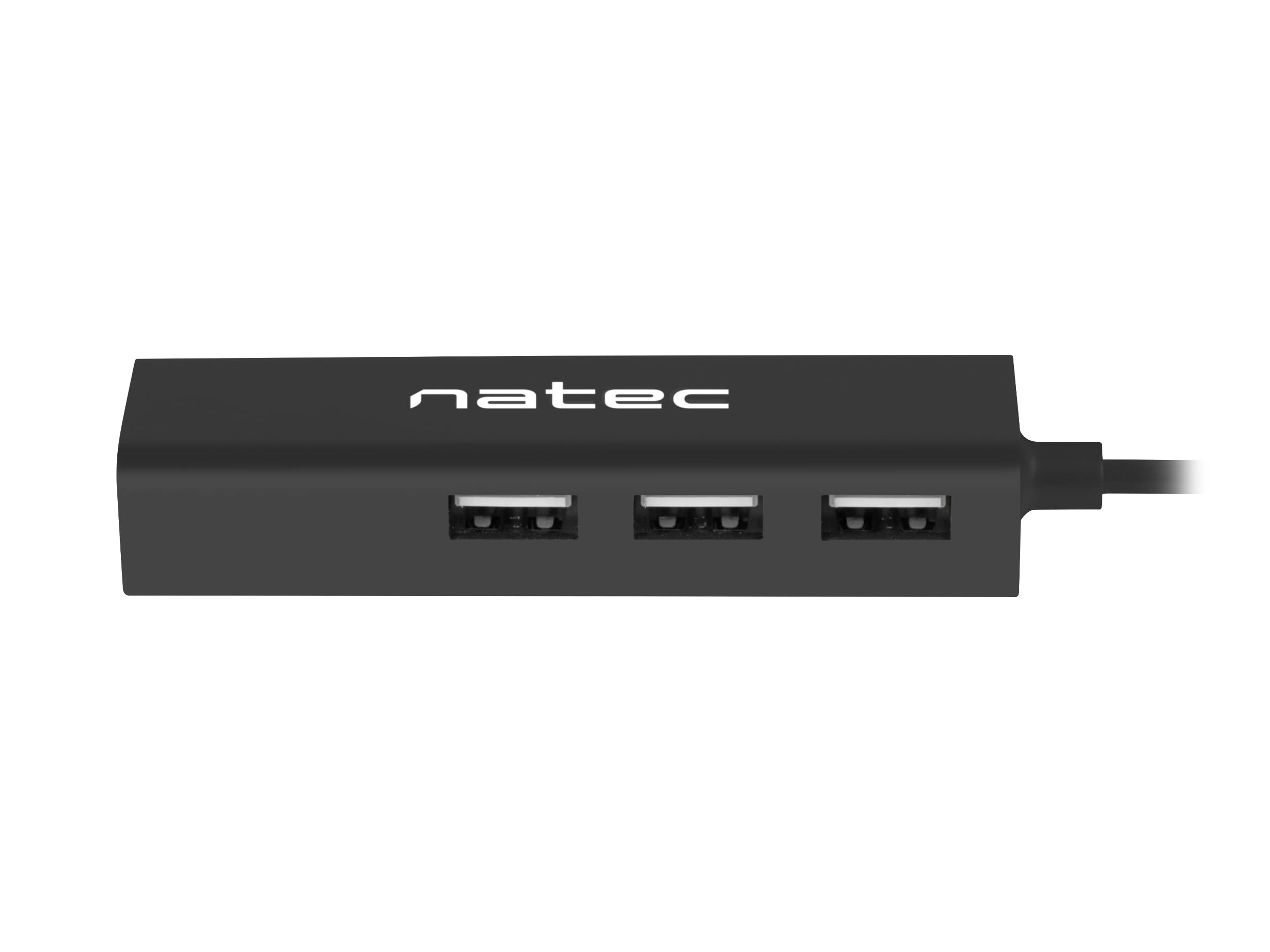 Natec Butterfly NHU-1451 HUB (3 x USB 2.0, Black)
