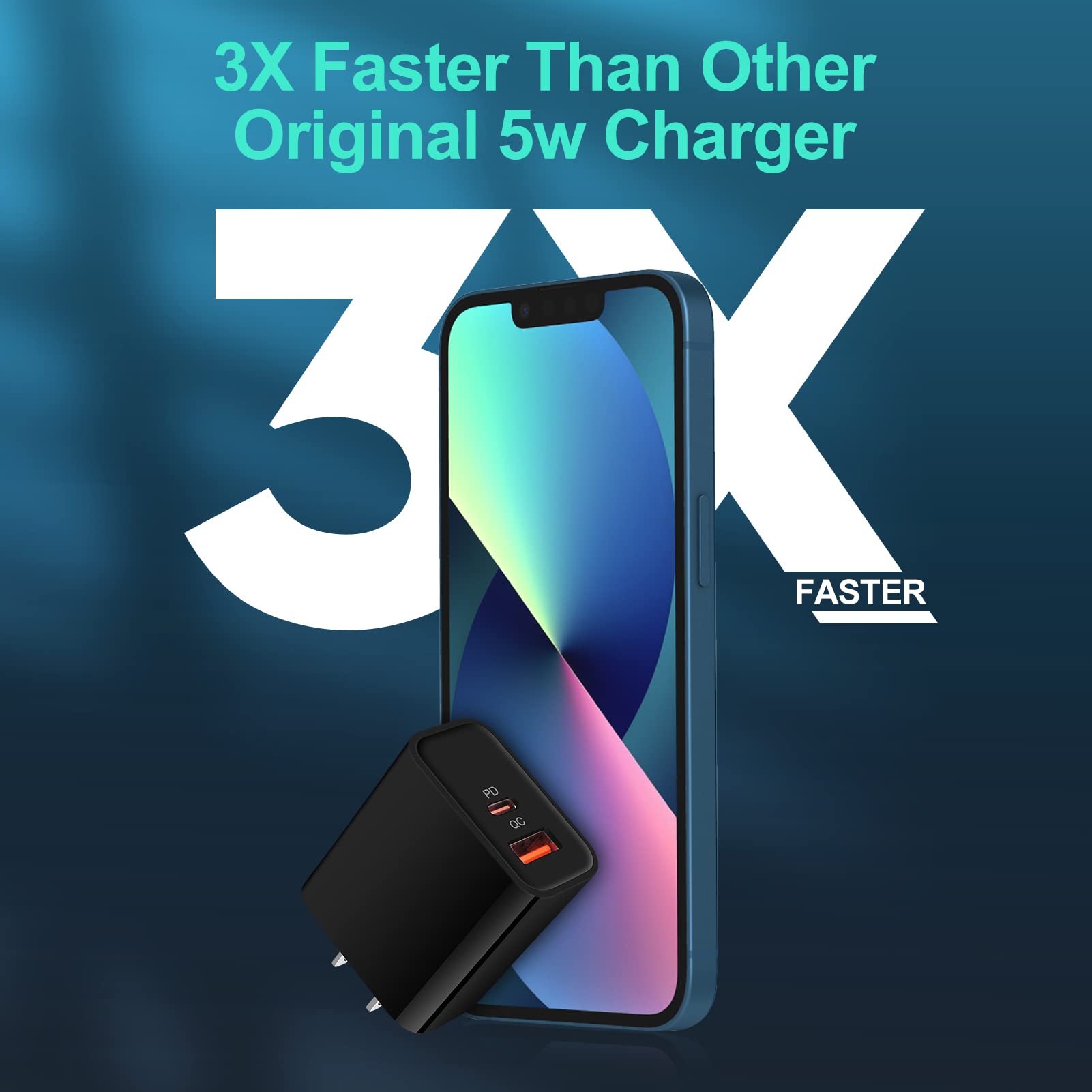 20W USB Type C Charger Block Fast Charging for Samsung Galaxy S23 Ultra/S23 Plus/S22 Ultra/A23 5G/A53/A13/A03S/A73/A32/S21/S20/S10/A51/A71,Pixel 6 Pro 5,Android Phone Fast Charging QC3.0 Wall Charger