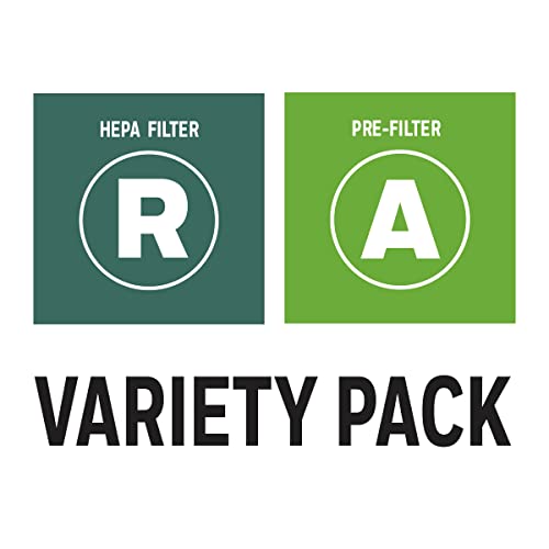 Honeywell HEPA Air Purifier Filter Kit β Includes 2 HEPA R Replacement Filters and 4 A Carbon Pre-Cut Pre-Filters β Airborne Allergen Air Filter Targets Wildfire/Smoke, Pollen, Pet Dander, and Dust