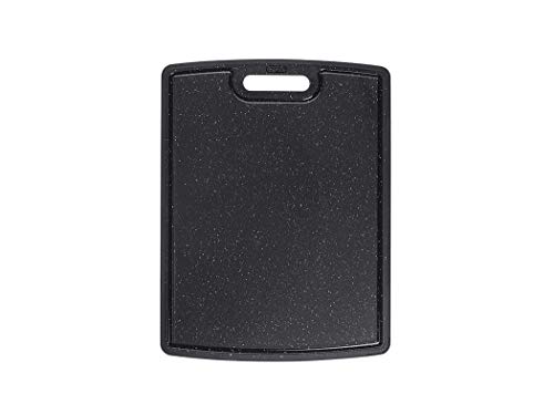 Dexas PolyDuO Reversible Cutting Board, 8.5 x 11 Inches, White and Midnight Granite