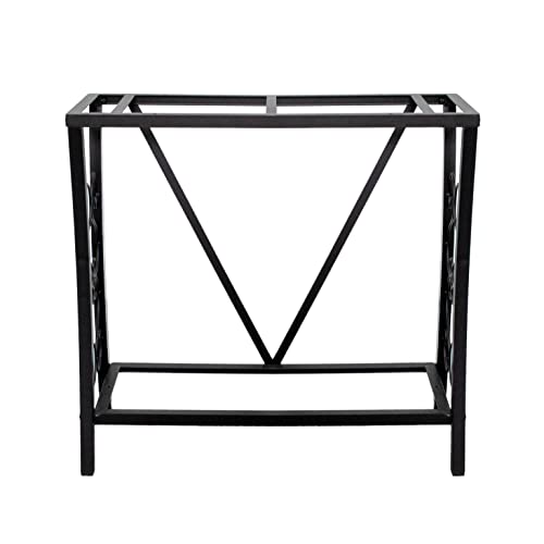 Aquatic Fundamentals 29 Gallon Metal Aquarium Stand, 30.3" L x 12.5" W, Black