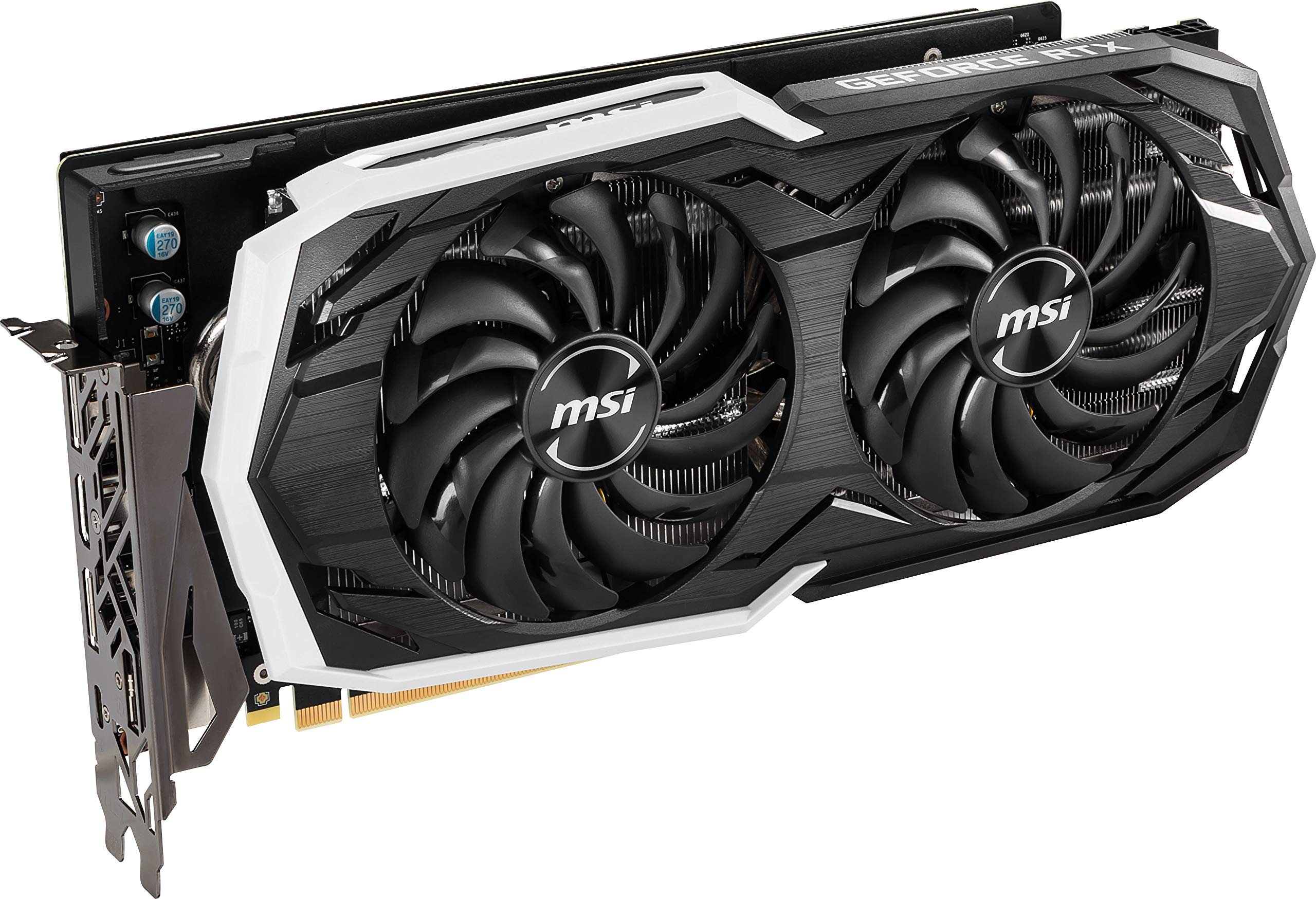 MSI GAMING GeForce RTX 2070 8GB GDRR6 256-bit HDMI/DP/USB Ray Tracing Turing Architecture HDCP Graphics Card (RTX 2070 ARMOR 8G)