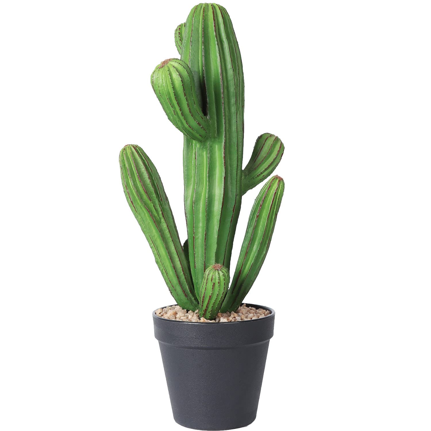AntHousePlant Artificial Cactus Fake Cactus 16" Faux Cacti Plants for Home Garden Office Store Decoration