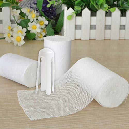 Dukal Finger Guards. Pack of 12 Plastic Finger Guards for Professionals and Patients. Large Size. for Fingers and Toes. Full Length. Disposable Medical Supplies.