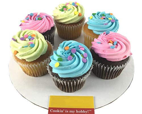 LEGLO Round Greaseproof Cake Boards β White Cake Circle Base, 6/8/10/12 inch, 5 of Each Size