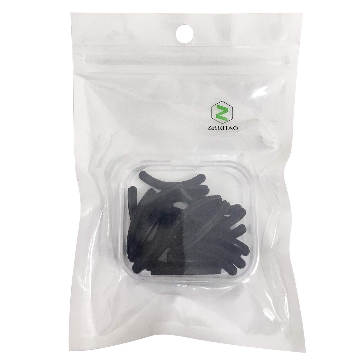 Zhehao Eyelash Curler Refill Eyelash Curler Pad Silicone Rubber Curler Replacement Refill Pad for Universal Lash Curler with Clear Storage Box