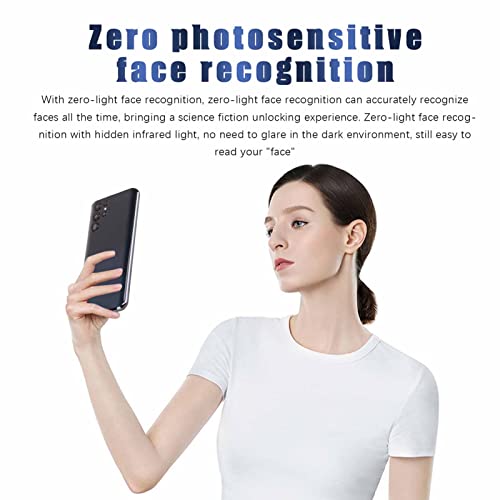 5G Unlocked Cell Phone, 6.4 Inch Super High Screen 1960x1080 High Definition Resolution, 6000mAh Battery 13MP Rear and 5MP Front Camera, Suitable for Calling Music(USA)