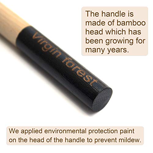 Virgin Forest 6 Pcs Biodegradable Bamboo Toothbrushes, Natural Eco-Friendly BPA-Free Toothbrushes, Best Travel Wood Toothbrush Set for Sensitive Gums