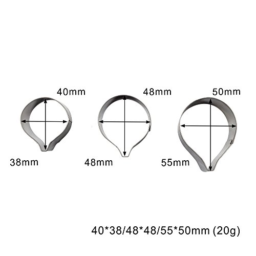 AK ART KITCHENWARE Eustoma Lisianthus Petal Veiner Stainless Steel Cutters Gum Paste Flower Molds Veining Mold for Wedding Cake Decorating Supplies A332&VM175