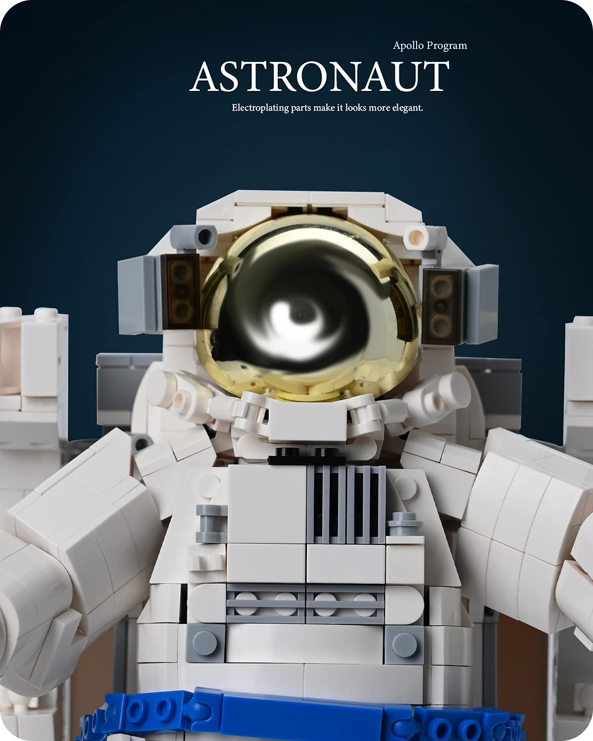 Nifeliz Home Universe Exploring Space Astronaut Building Block Kit, Educational DIY Spaceman Building Block Assembly Construction Toy, Gift for Adults and Teens, New 2023 (1515 pcs)
