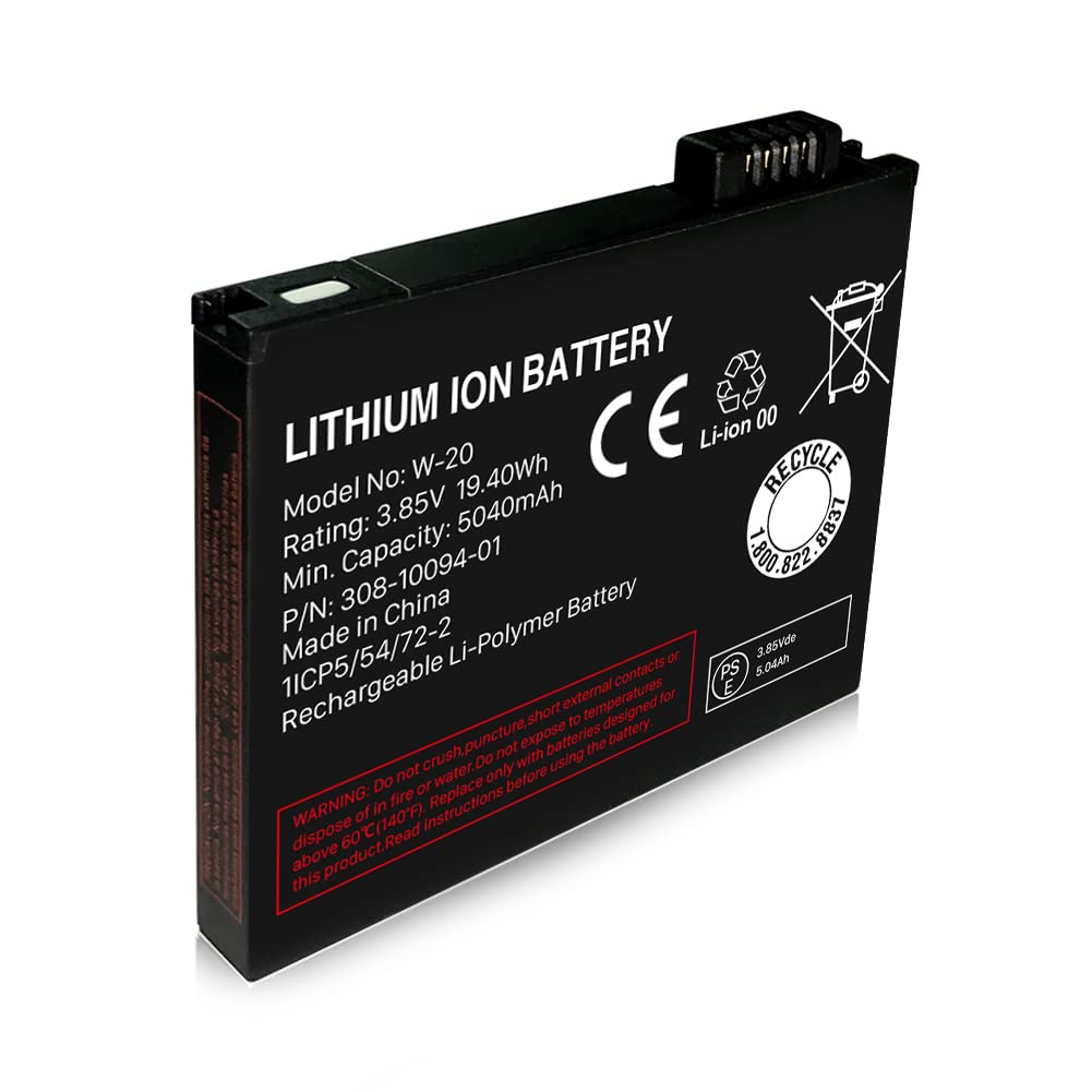 SHENMZ W-20 Battery for NETGEAR Nighthawk 5G WiFi 6 Mobile Hotspot Pro by AT&T W-20 MR5100 MR5200, MR5200-100EUS Higher Capacity Replacement Battery
