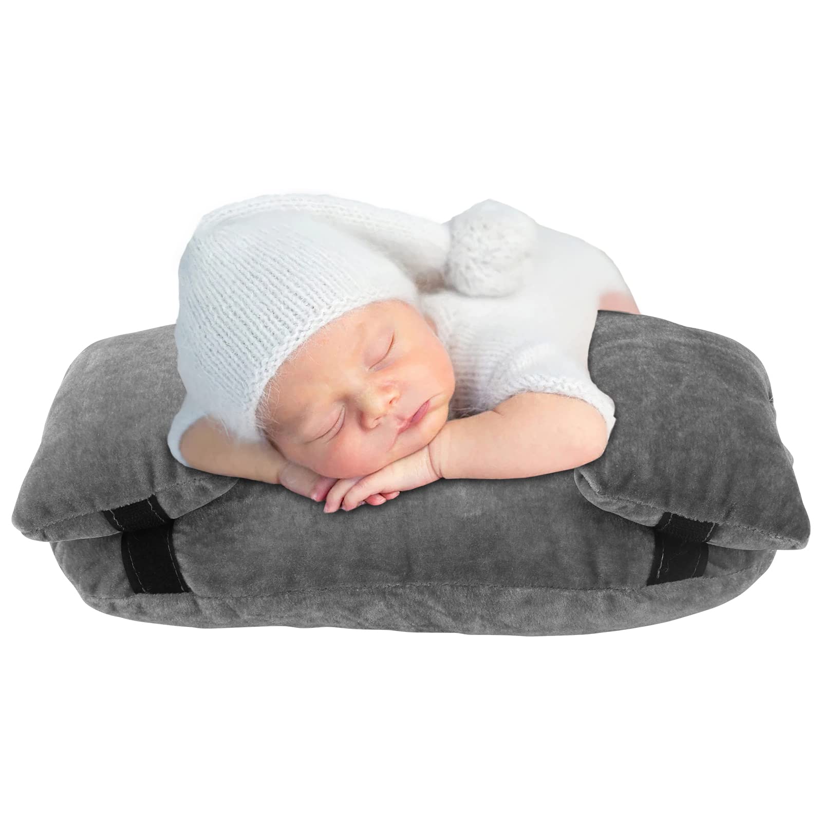 Yuniroom Newborn Infant Baby Photography Prop Kid Posing Photo Shoot Studio Pillow Positioner Nursing Pillow and Positioner (Color : Gray)