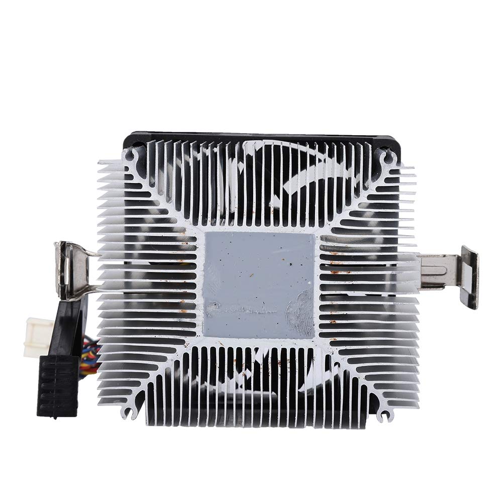 Plyisty Black Excellent Heat Dissipation Performance 12V 2200RPM CPU Fan, No Noise CPU Cooling Fan, CPU Cooler, for AM2 AM3 AM3+ FM1 FM2 FM2+