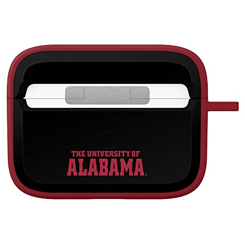 AFFINITY BANDS Alabama Crimson Tide HDX Case Cover Compatible with Apple AirPods Pro 1 & 2 (Classic Black)