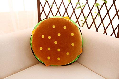 Bettli Lovely Plush Stuffed Huge Hamburger Throw Pillow