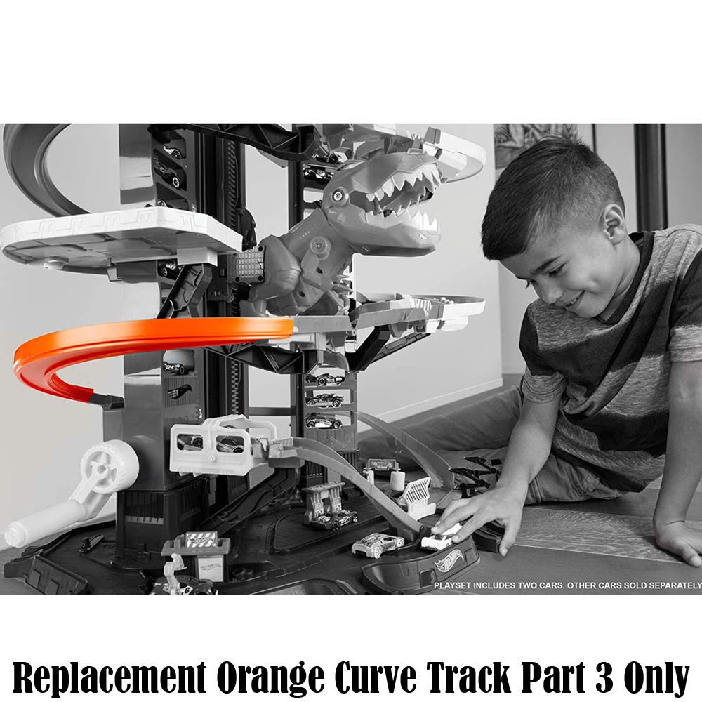 Hot Wheels Replacement Parts City Ultimate Garage GJL14 - Die-Cast Cars Playset ~ Replacement Track Part #3 - Orange Curve