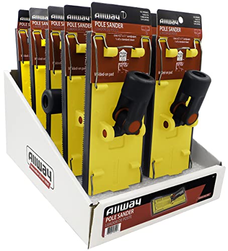 ALLWAY UPS Heavy-Duty Drywall Pole Sander with Stainless Steel Clips