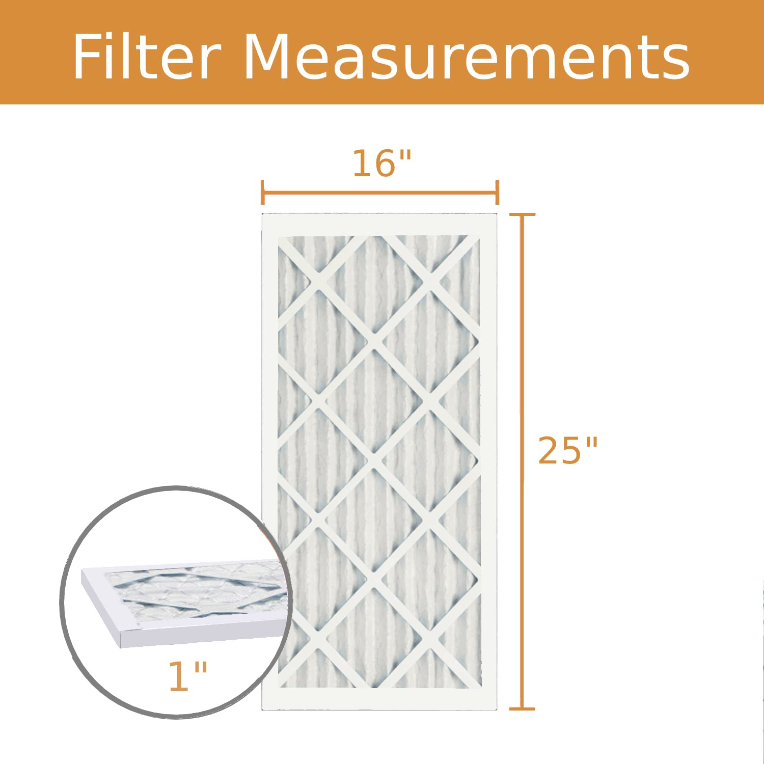 20"x25"x1" Xtreme Plus Air Guard Pleated Filter MERV 8 (Pack of 3)