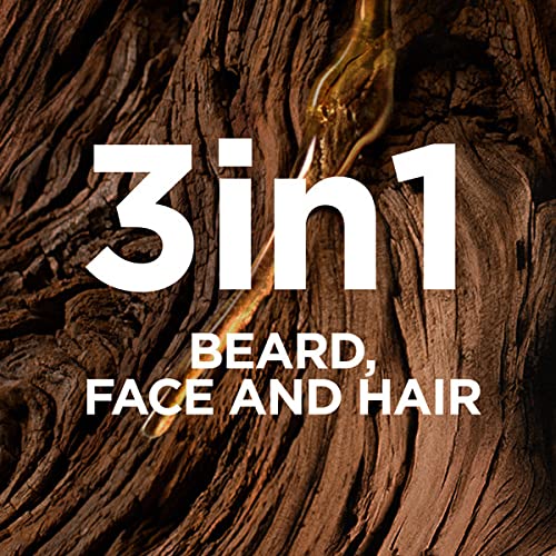 L’Oréal Paris Men Expert Cleansing 3-in-1 Beard, Face & Hair Wash 200ml, Barber Club Wash With Cedarwood Essential Oil, Deeply Cleanses and Removes Beard Flakes
