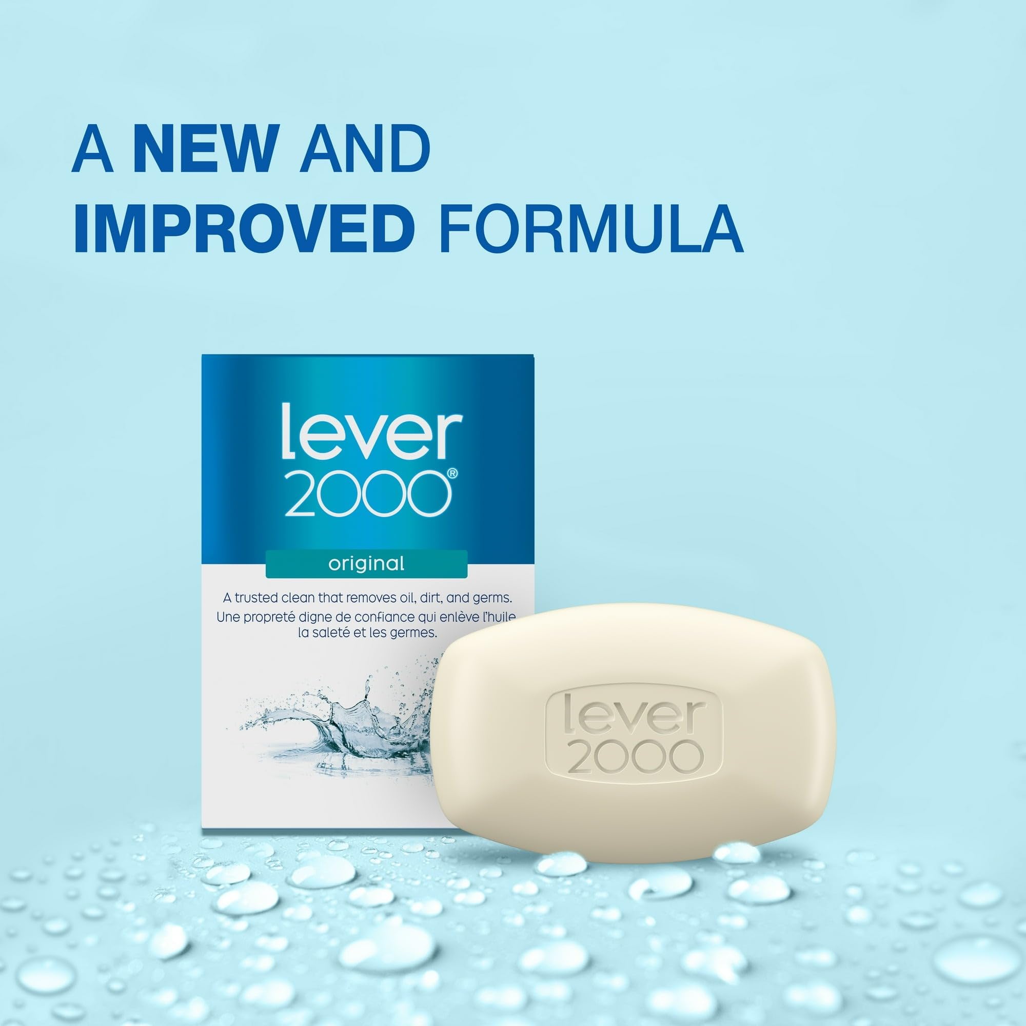 Lever 2000 Perfectly Fresh Bar Soap, 16 Count(Pack of 1)