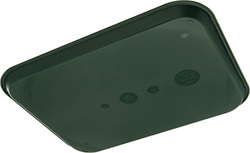 Carlisle FoodService Products Cafe Plastic Fast Food Tray for Cafeteria, 14" x 18", Green