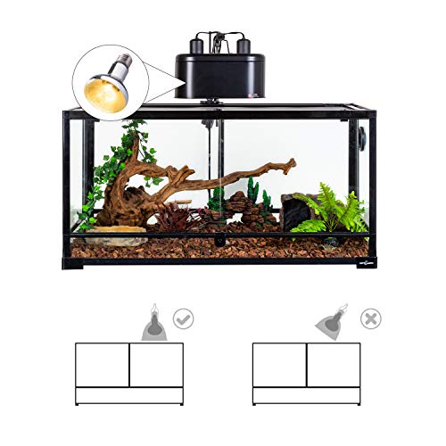 WACOOL Reptile Heat Lamp UVA UVB Reptile Light All in One, Simulated Full Spectrum Basking Sunlight Bulb for Reptile Amphibian Tortoise Snake Gecko Bearded Dragon Use + UVB Sensor Card 1PC