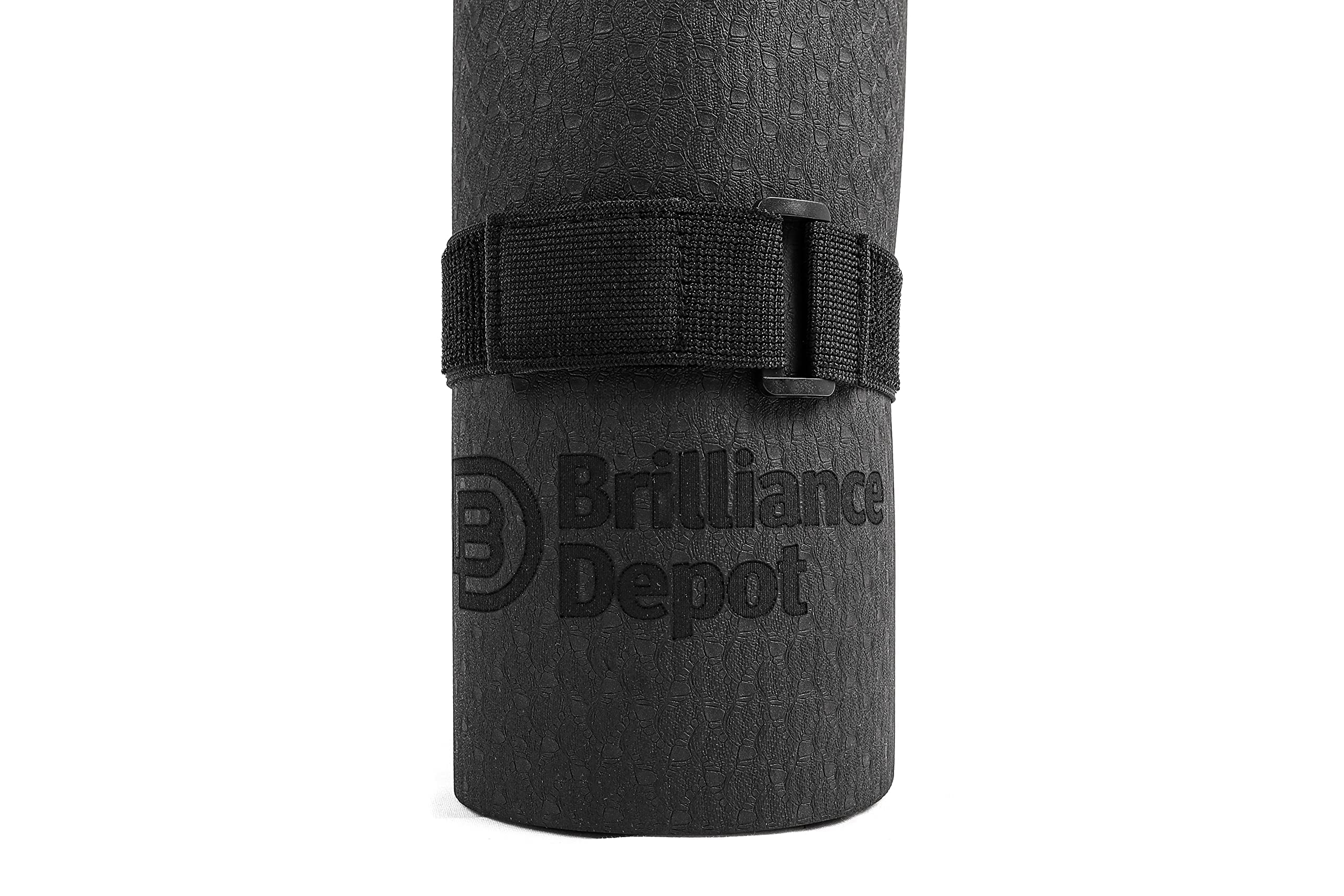 Brilliance Depot Guitar Mat with Cradle Neck Support - Durable, Non-Slip High Quality TPE Material - Complete with Microfiber Guitar Cloth