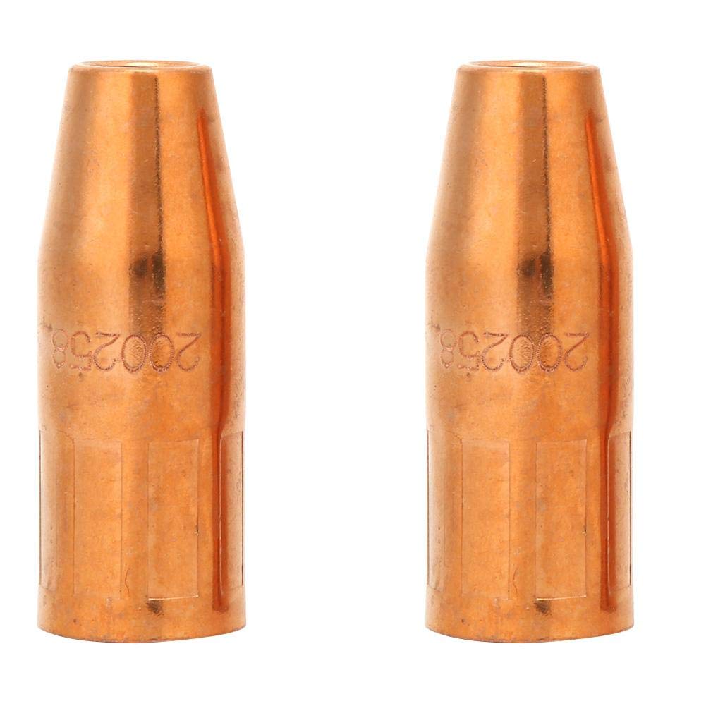 2Pcs MIG Welding Gun Nozzle,200-258Tip-Nozzle,1/2"Contact Tip Nozzles ,for Miller M25/M40 Hobart MIG Welding Gun.