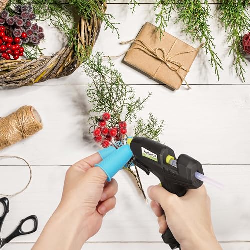 Hot Glue Gun, Halobios Glue Gun and Sticks Set Mini Glue Gun with Hardshell Carrying Case, Hot Glue Gun for School Office Crafts DIY Arts Quick Home Repairs