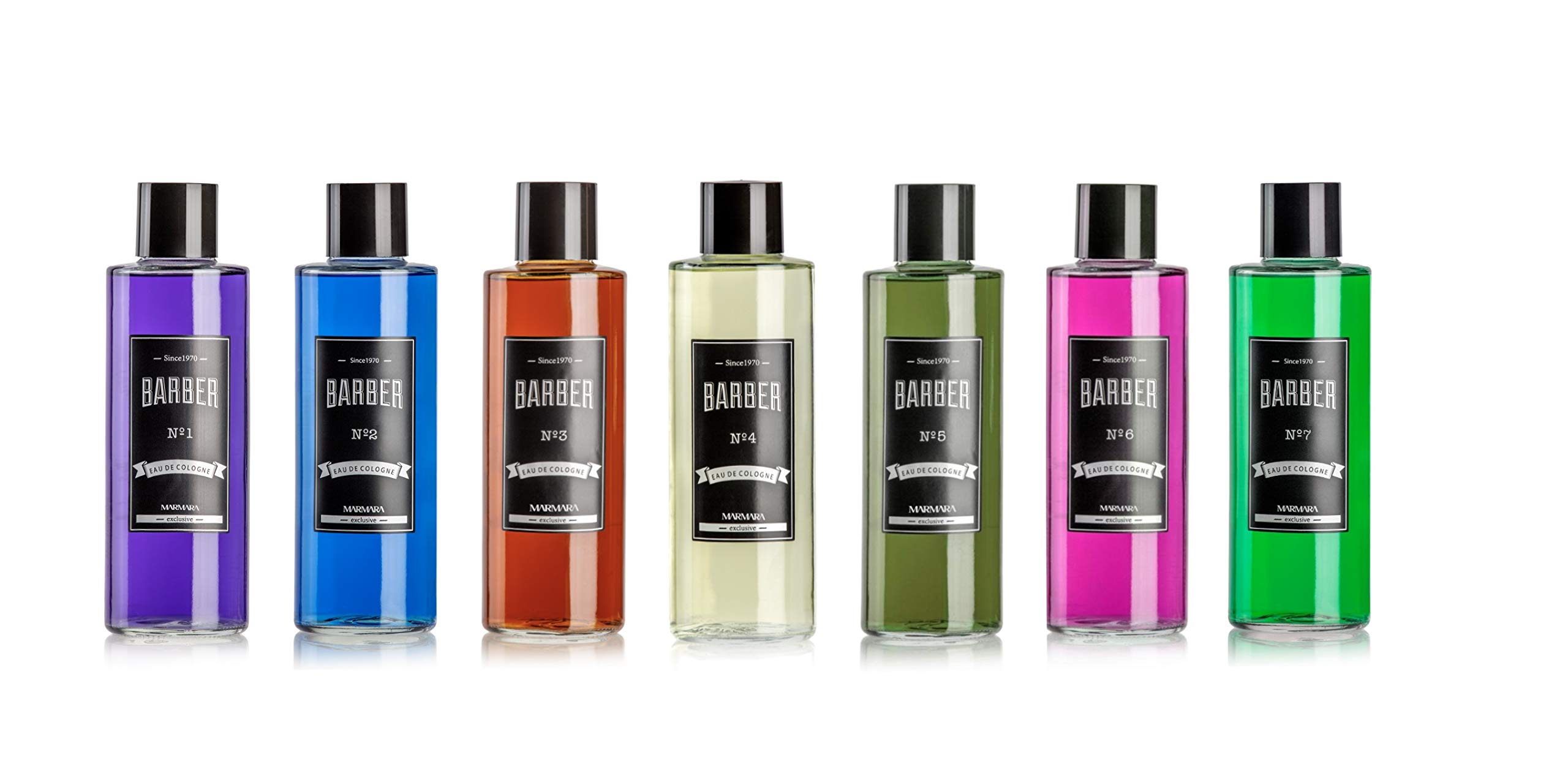 Marmara Barber Cologne - Best Choice of Modern Barbers and Traditional Shaving Fans Glass Bottle (500 ml, No7)