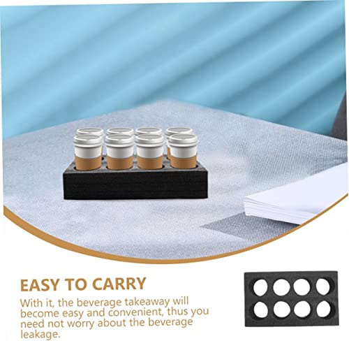 2pcs Milk Tea Drink Cup Holder Coffee Cup Stand Cup Carriers for Drinks Sodas Drinks Drink Holder Tray Foam Take Out Drink Carrier Hot Drink Carrier Beverage Accessory Cup Trays