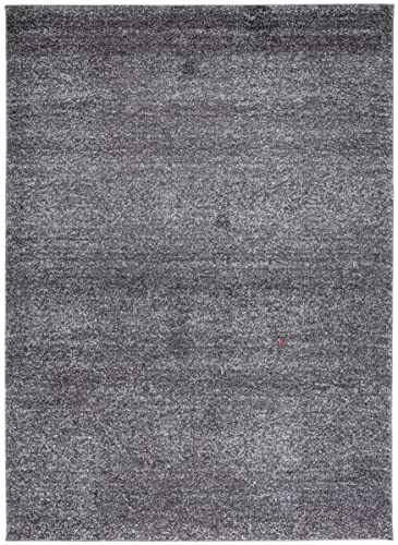 SAFAVIEH Retro Collection 5'5" x 7'6" Grey/Ivory RET560H Modern Non-Shedding Living Room Bedroom Dining Home Office Area Rug