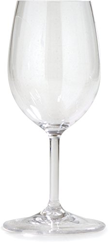 Carlisle FoodService Products 564507 Alibi Shatter-Resistant Plastic White Wine Glass, 8 oz., 6.94" Height, 2.75" width, 2.75" Length, Polycarbonate (Pc), Clear ,pack of 1