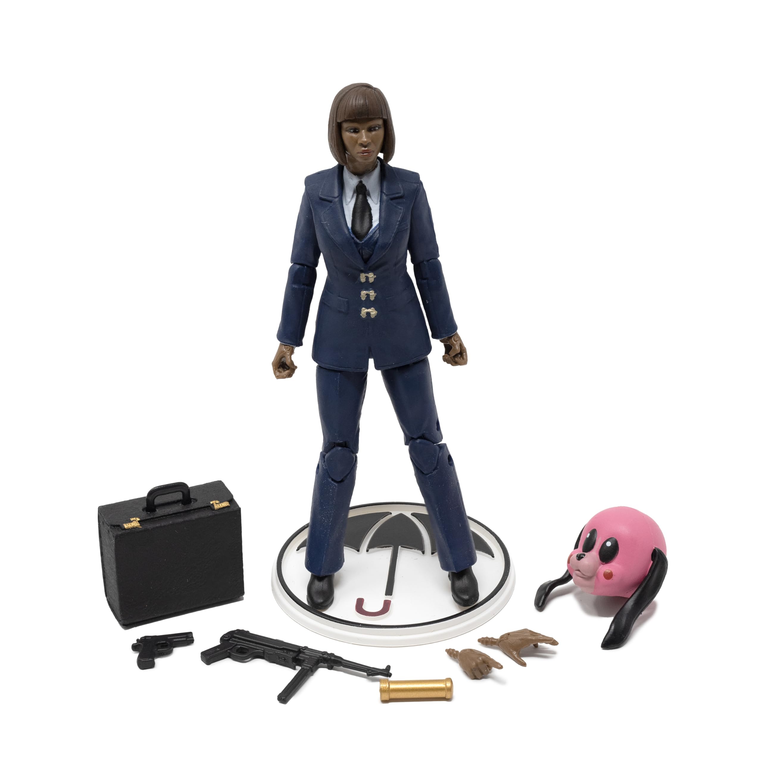 Boss Fight Studio The Umbrella Academy Cha-Cha Action Figure β H.A.C.K.S. Compatible, Highly Articulated Collectible & Customizable Figurine with Interchangeable Parts & Accessories β 1:18