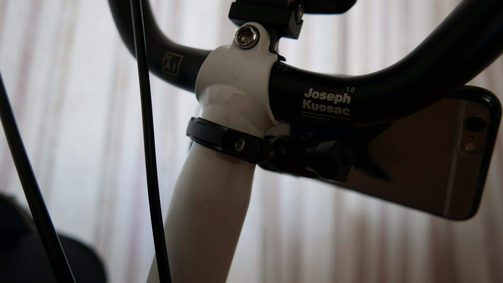 Trigo Stem Phone Mount for Brompton Smartphone Holder Fits Any Phone