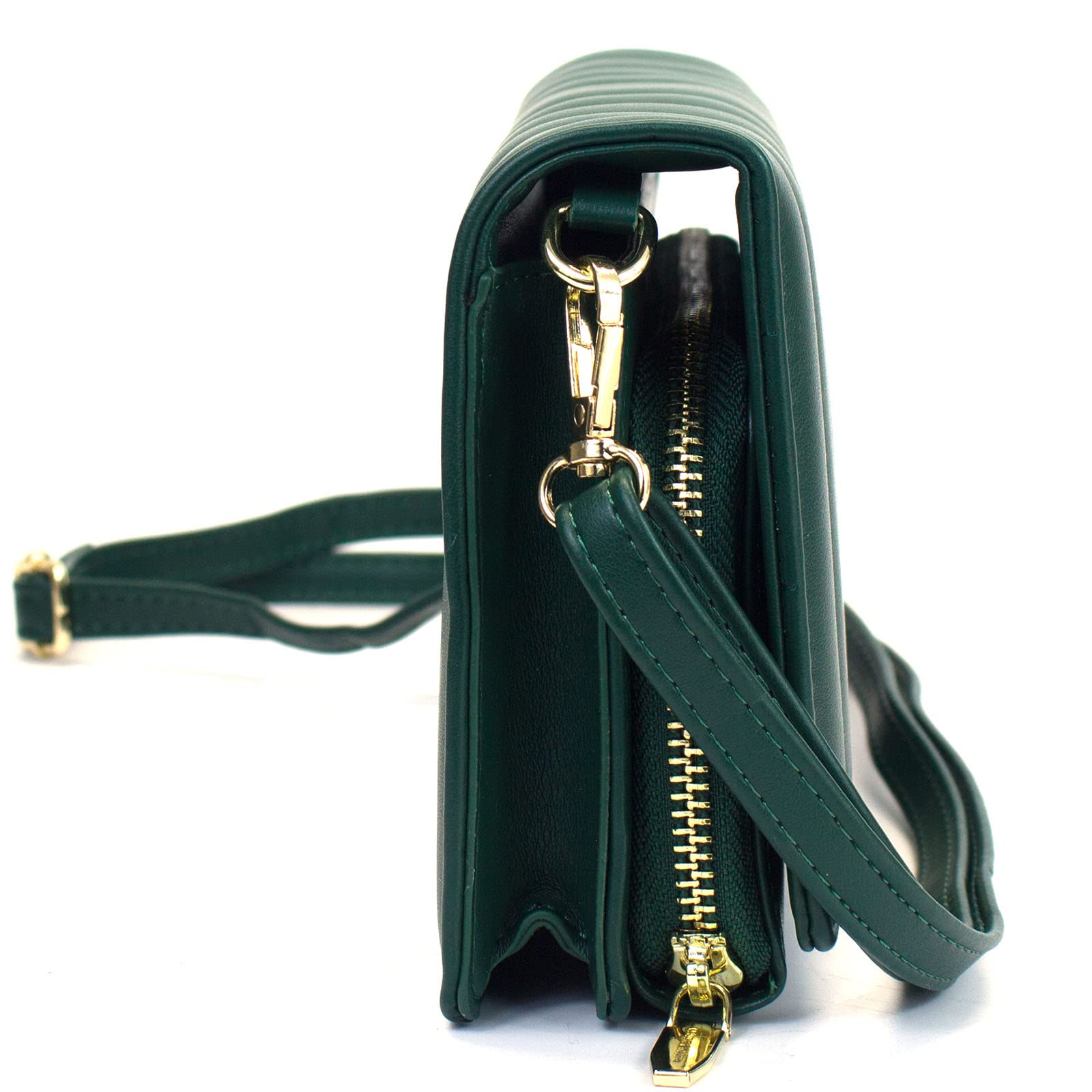 Small Crossbody Bag Shoulder Purse Handbag for Women Cellphone Card Holder Wallet (Green)
