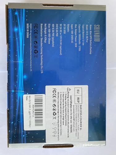 Mini UPS Battery Backup with Gigabit POE for Router, Modem, Security Camera, Input AC Output USB 5V DC 9V/12V DC 24V/48V POE (1000Mbps)