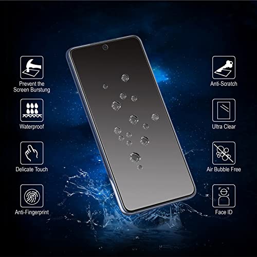 AACL Galaxy S21 FE Screen Protector Tempered Glass for Samsung Galaxy S21 FE 5G,6.4 Inch,[Support Fingerprint Unlock][Full Screen Coverage (except edges)][9H] [3 Pack]