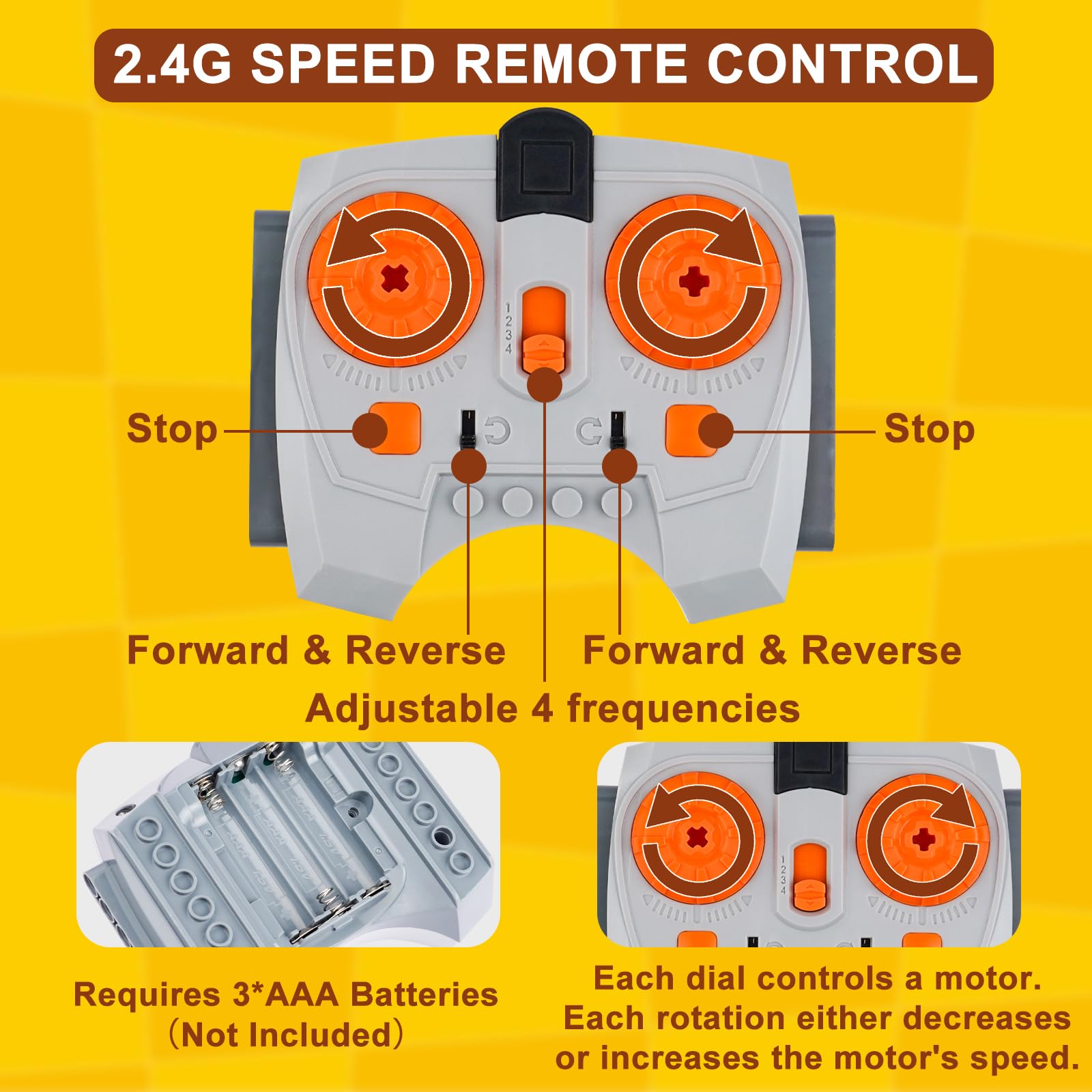 40pcs Power Function Motor Set for Lego Technic - Unleash Your Creativity with M, L, XL, and Servo Motors, Train Motor, Remote Control, Battery Boxes, Receivers, Light Cable, Switch, Extension Wires